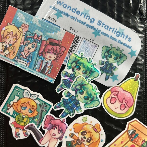 Silly Teto Holographic Stickers | Synthv/utau (2 In.) - Etsy