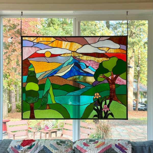 Classic Victorian Pattern Stained Glass - Etsy