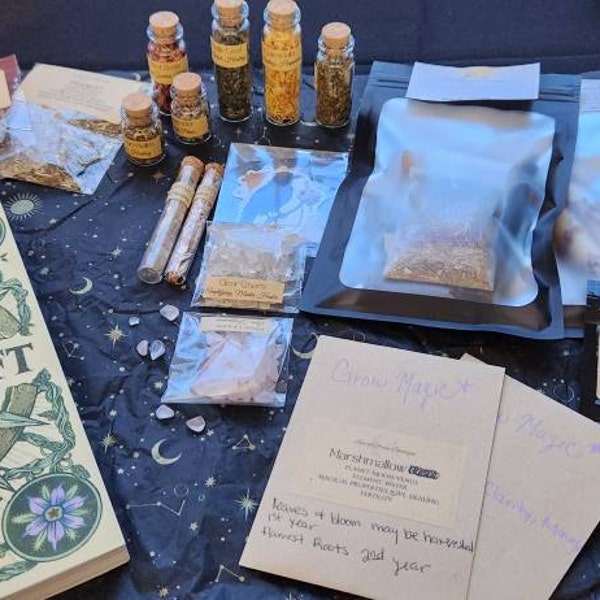 4 Element Jar Set or Kit- Earth, Water, Fire, Air. - Etsy