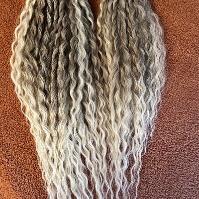 Curly Boho Dreads Wavy Dreads Extensions Full Set 60 DE Lightweight ...