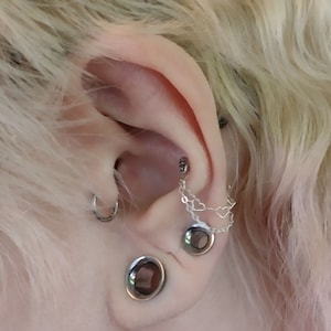 2 Style Conch Chain , Conch Piercing, Ear Chain,conch Jewellery ...