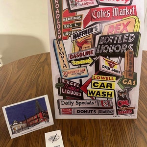 Signs of Manchester, NH 11x17 - Etsy