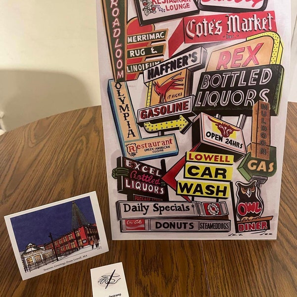 Signs of Lowell, Ma. 11x17 - Etsy