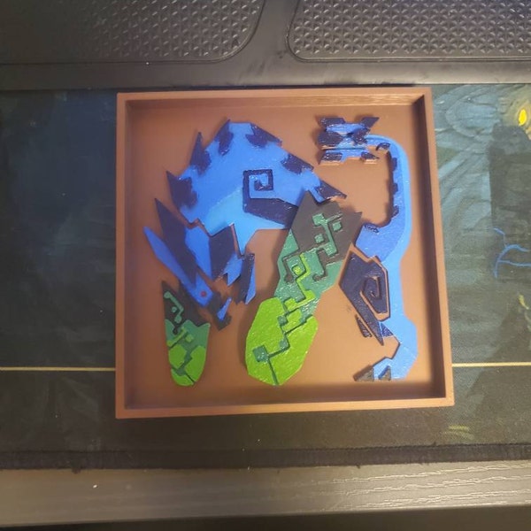 Monster Hunter Tile Lagiacrus DIY Painting Project - Etsy