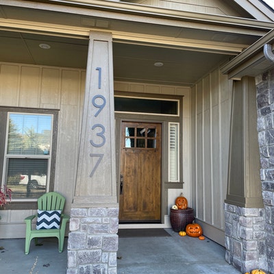 12 Inch Modern House Numbers Letters - Etsy