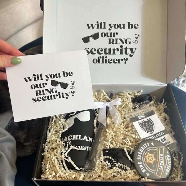 Ring Bearer Proposal Gift Box Set, Personalized Ring Bearer Gift Ideas ...