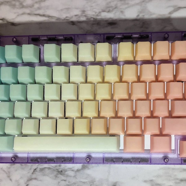 POM Keycaps Jelly Keycaps Jelly POM Keycaps Rainbow Keycaps Keyboard ...