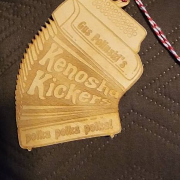 Kenosha Kickers Accordion Home Alone Ornament. Laser Cut Wood. - Etsy