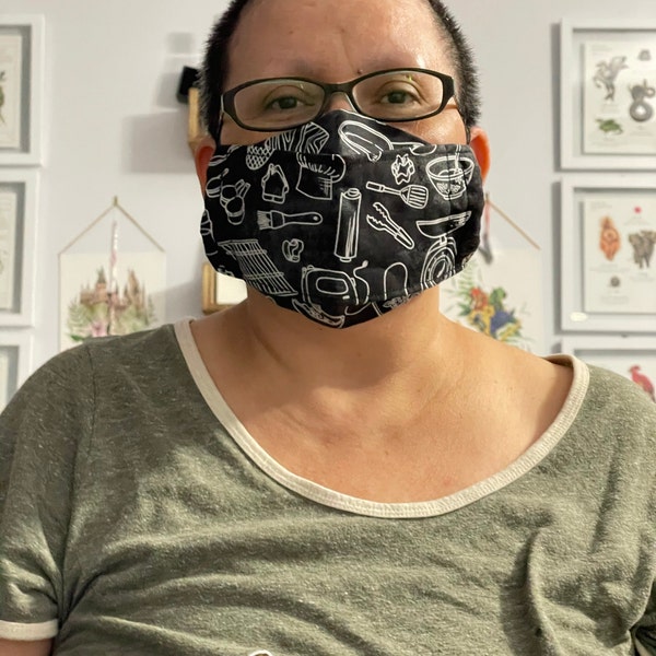 3D Fit Cloth Face Mask 3 Ply With BUILT IN FILTER Non Woven ...