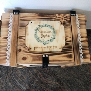 Memory Box Personalized With Engraving Motif Text for - Etsy