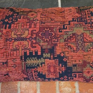 Any Size Red Turkish Kilim Throw Pillow Cover Dark Red - Etsy