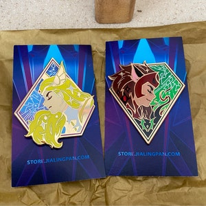 She-ra Enamel Pin Set : Princess of Power Catra Adora - Etsy