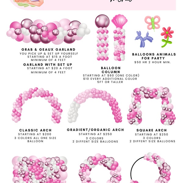 Balloon Clusters SVG Bundle: Editable Colors, Party Decor Mockups ...