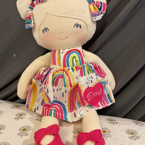 Handmade Rag Doll Design Your Own Doll Custom 40cm 16 - Etsy