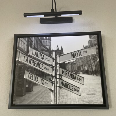 Personalized Intersection Street Sign Digital File 4/5/6 Names DIY ...