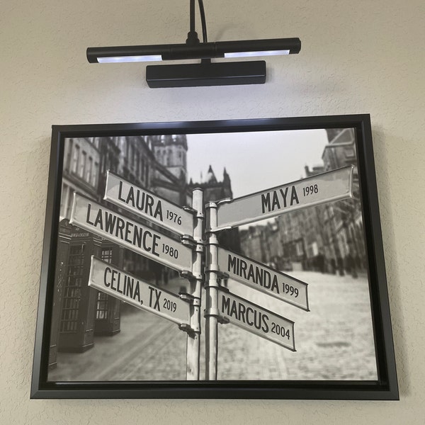 Personalized Intersection Street Sign Digital File - up to 6 Names ...