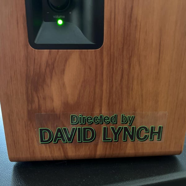 DIRECTED by DAVID LYNCH Stickers 5-pack + Twin Peaks Postcard (free ...