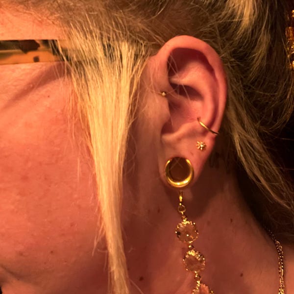 4g-25mm Sailor Moon Inspired Plug Earrings - Etsy