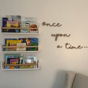 Once Upon a Time Cutout Kids Bedroom Decor Nursery Wall Decor - Etsy