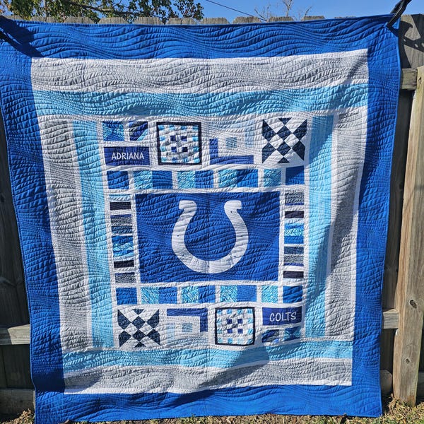 Queen Quilt Pattern - Cheer Squad - Team Quilt - Applique Tutorial ...