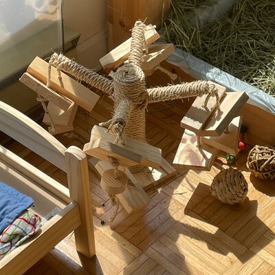 Tree Rabbit Toy natural - Etsy