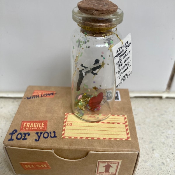 Peter Pan Gift. Tinkerbell Gift. Never Grow Up. Message Bottle ...