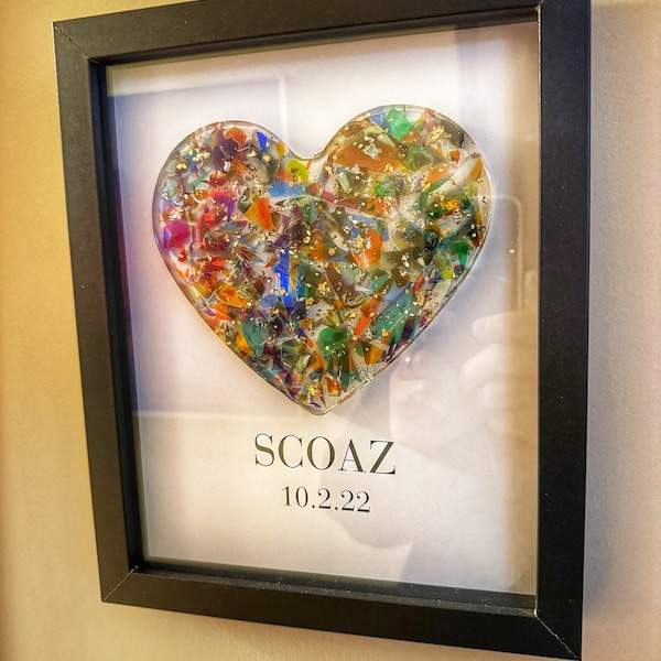 Mezuzah Smashed Wedding Glass, Chuppah Smashed Glass, Modern Mezuzah ...