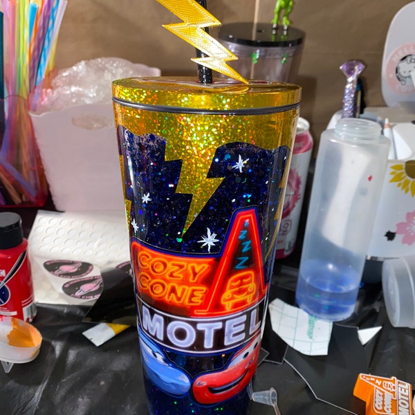 Lightning Bolt Straw Topper | 3D Printed for 8.5mm Standard Straws AND ...