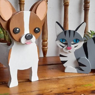 Donkey Planter Scroll Saw Pattern DIY Garden Ornament Farm - Etsy