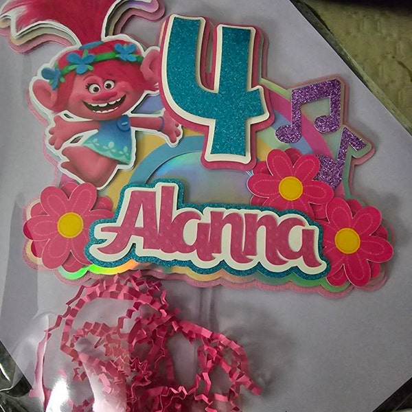 Troll Cake Topper. Trolls Party Decor. Troll Cake Decoration - Etsy