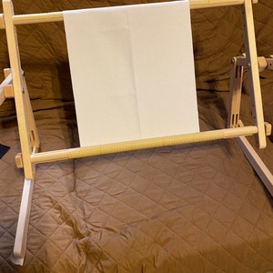 Needlework Table and Lap Hands-free Stand With Adjustable Frame Made of ...