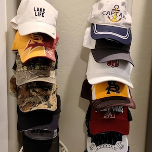 Custom Cap Rack for 20 Caps Hat Rack Carved Cap Rack | Etsy