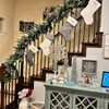 Christmas Stocking. Personalized Christmas Stocking. Gray Silver Burlap ...