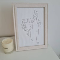 Intimate Art, Couple Kiss Line Art, Romantic Wall Art, Romance Art ...