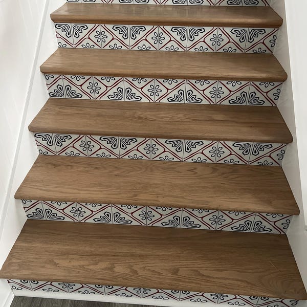 Stair Riser Stickers - Removable Stair Riser Tile Decals - Starry Night ...