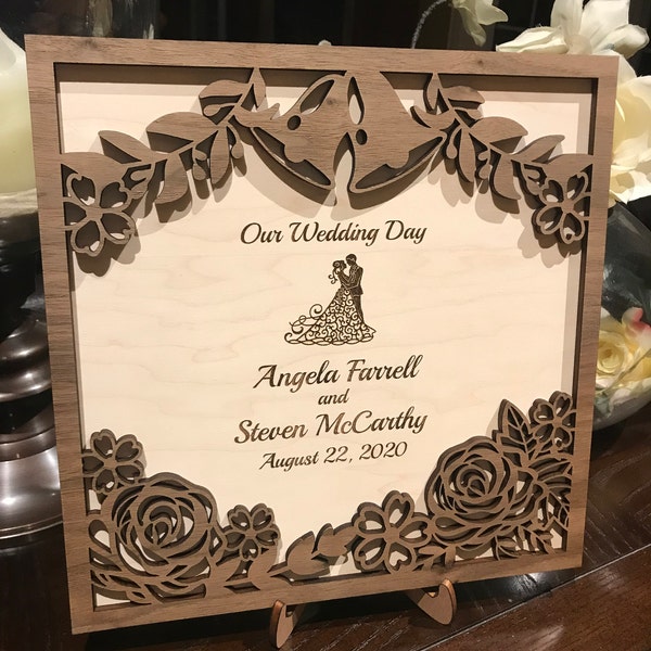 Wedding Papercut Templates Cutting File, Engagement, Wedding Sign, Gift ...