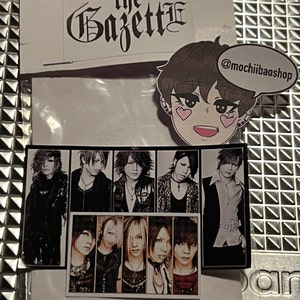 Set of 9 Kizu Visual Kei, J-rock, V-kei Band Glossy and Waterproof ...