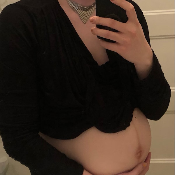 Authentic Silicone Realistic Pregnant Belly For Cosplay Female Fake