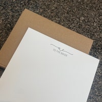 Personalized Large Notepad / Notepad With Name and Lines / Large ...