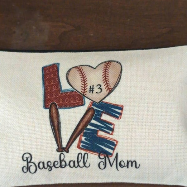 Baseball Mom Wristlet, Baseball Mom Gift, Personalized Gift for ...