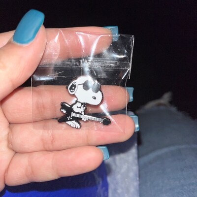 Punk Snoopy Hard Enamel Pins - Etsy