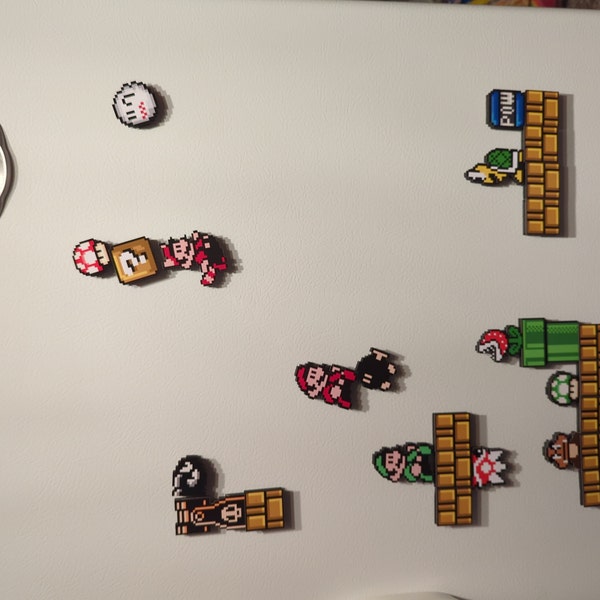 Magnets - Mario Bros 3 - Nintendo Super Mario Brothers Characters and ...