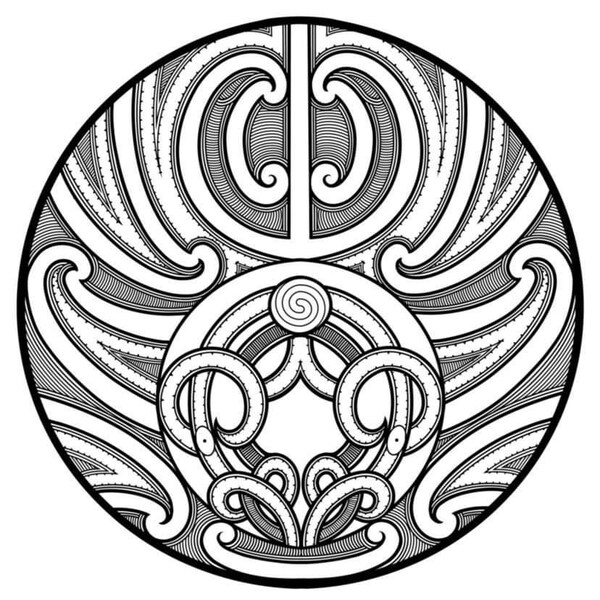 Contemporary Digital Maori Art Design, - Etsy