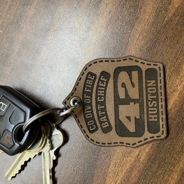 Personalized Helmet Shield Real Leather Key Chain - Etsy