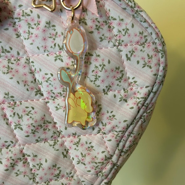 Kuchipatchi Power Holographic Keychain - Tamagotchi - Anime - Keyring ...
