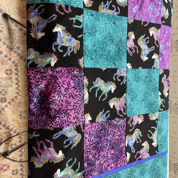 Fiber Art Unfinished Textile Art Vintage Fabric Repurposed From Vintage ...