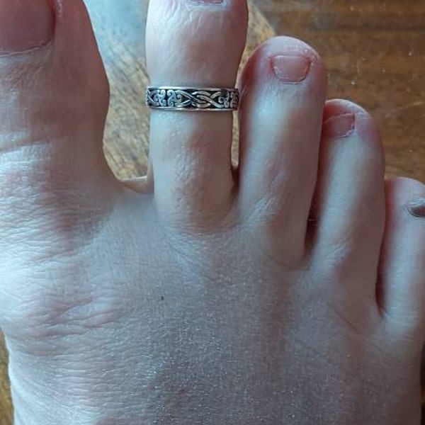 How to Find Your Adjustable Toe Ring Size - Instructional Only - Etsy