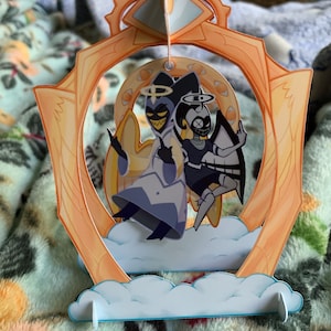 Adam and Lute Hazbin Hotel Paper Craft Standee - Etsy