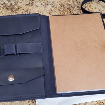 Leather 3 Ring Binder Personalized, Custom 3 Ring Binder, Leather 3 ...