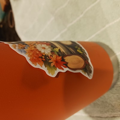 Pink Lady Slipper Sticker Flower Sicker Stickers for - Etsy